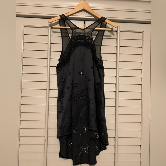 Free People | Intimates & Sleepwear | Free People Black Laser Cut High ...